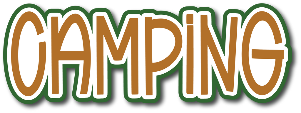 Camping - Scrapbook Page Title Sticker – Autumn's Crafty Corner