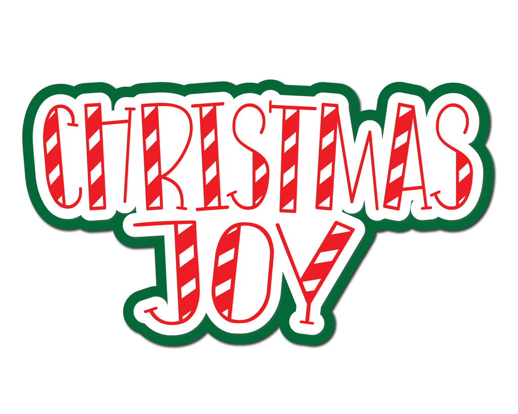 Christmas Joy - Scrapbook Page Title Sticker – Autumn's Crafty Corner
