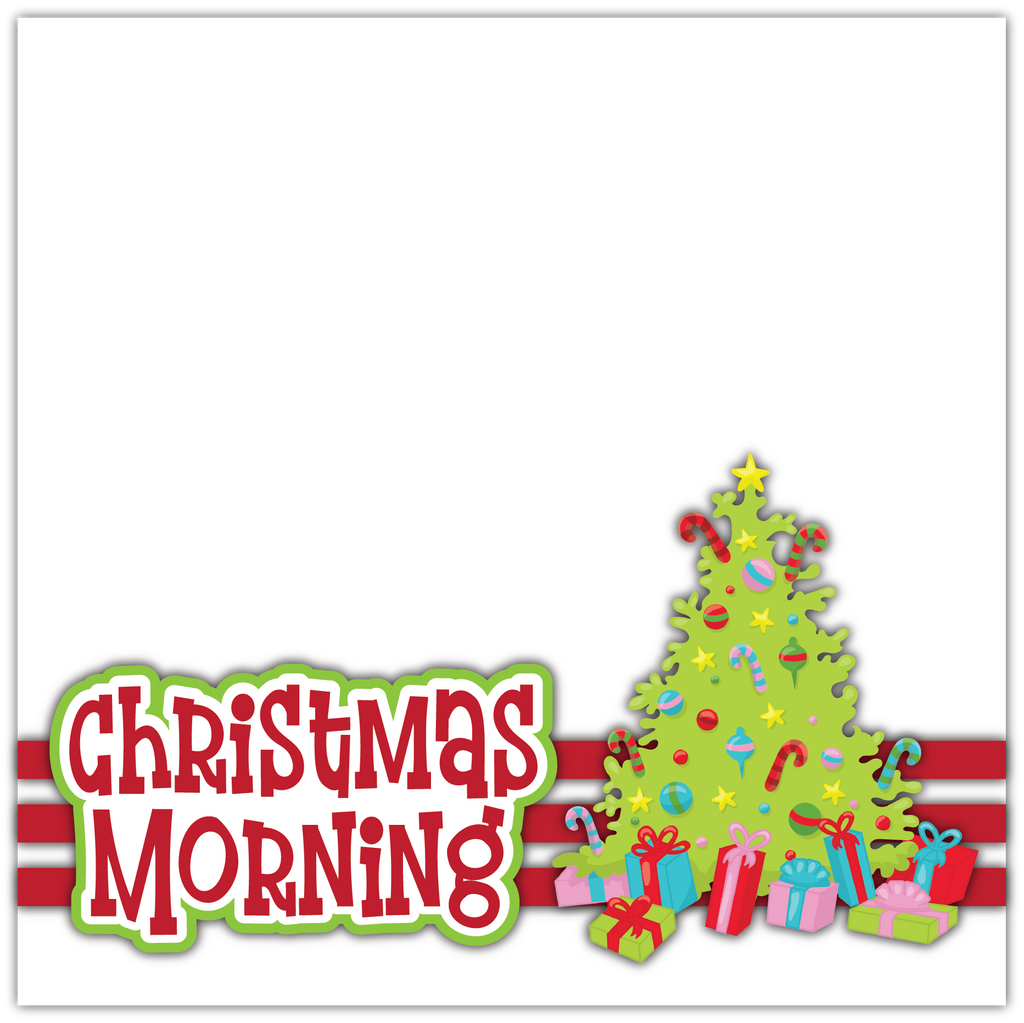 Christmas Morning - Printed Premade Scrapbook Page 12x12 Layout ...
