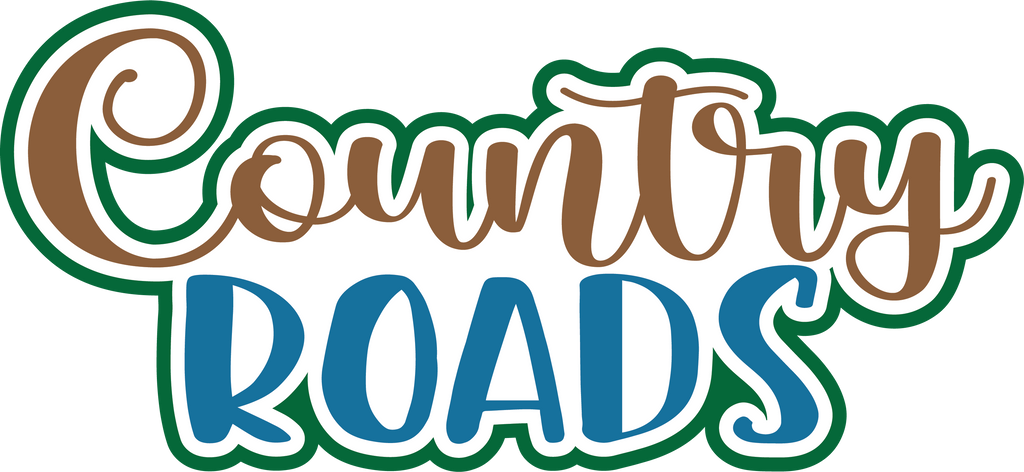 Country Roads - Scrapbook Page Title Sticker – Autumn's Crafty Corner