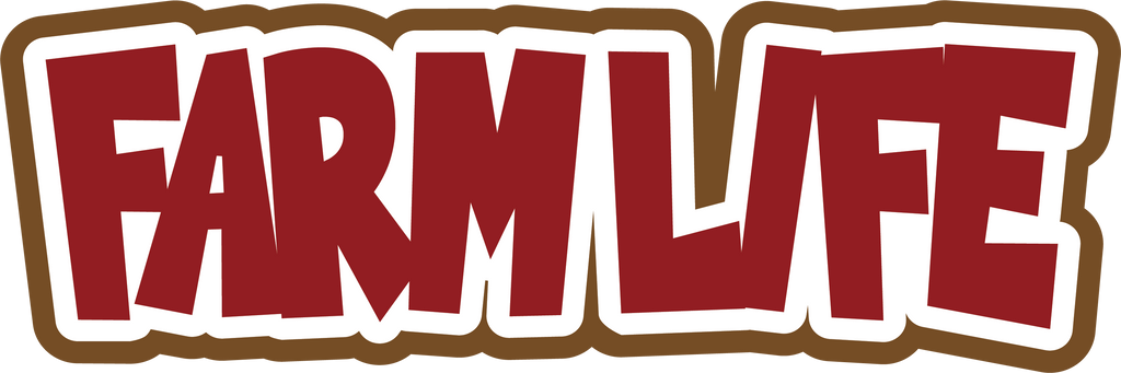 Farm Life - Scrapbook Page Title Sticker – Autumn's Crafty Corner
