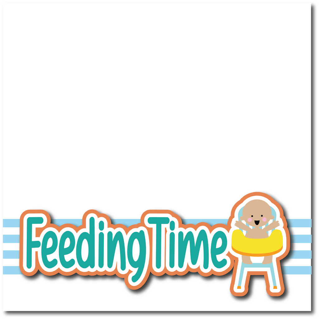 Feeding Time - Printed Premade Scrapbook Page 12x12 Layout – Autumn's ...