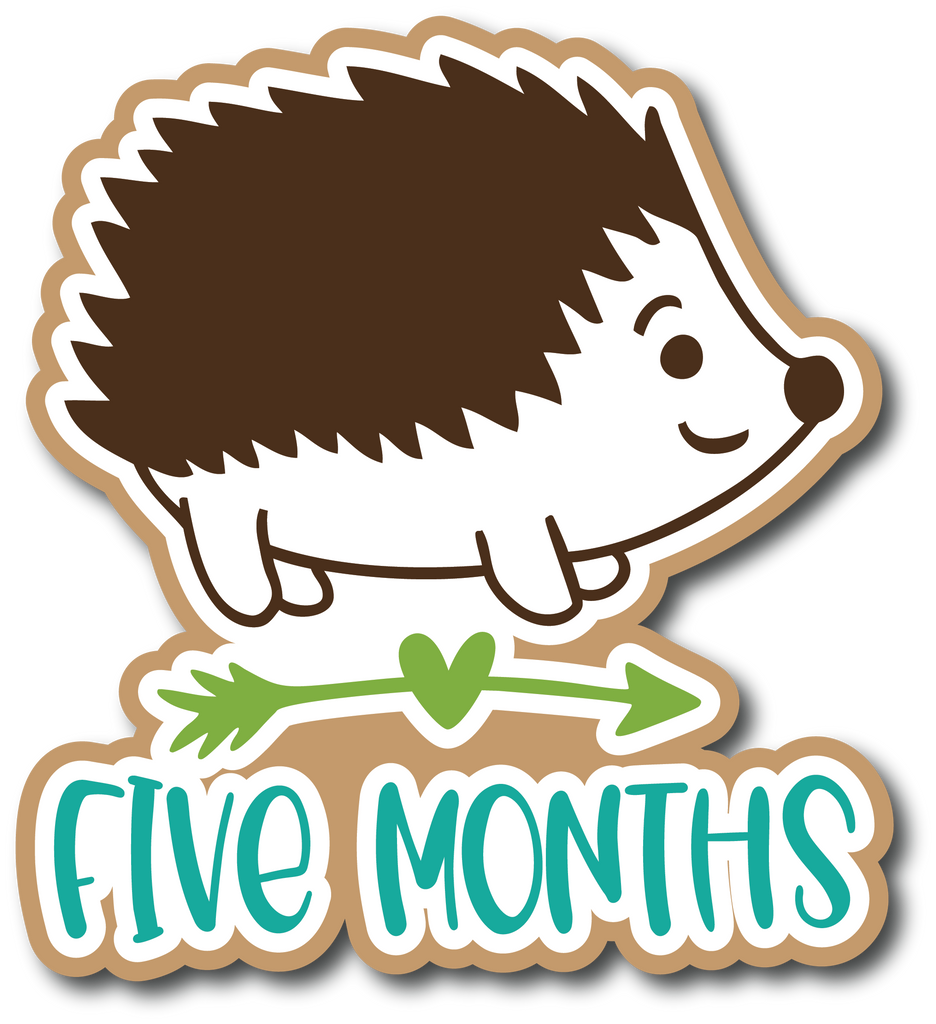 Five Months - Scrapbook Page Title Sticker – Autumn's Crafty Corner