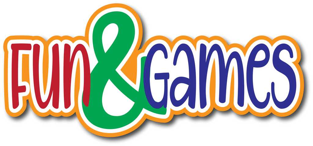 Fun & Games - Scrapbook Page Title Sticker – Autumn's Crafty Corner