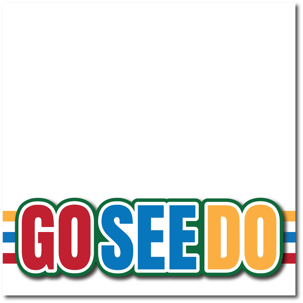 Go See Do - Printed Premade Scrapbook Page 12x12 Layout – Autumn's ...