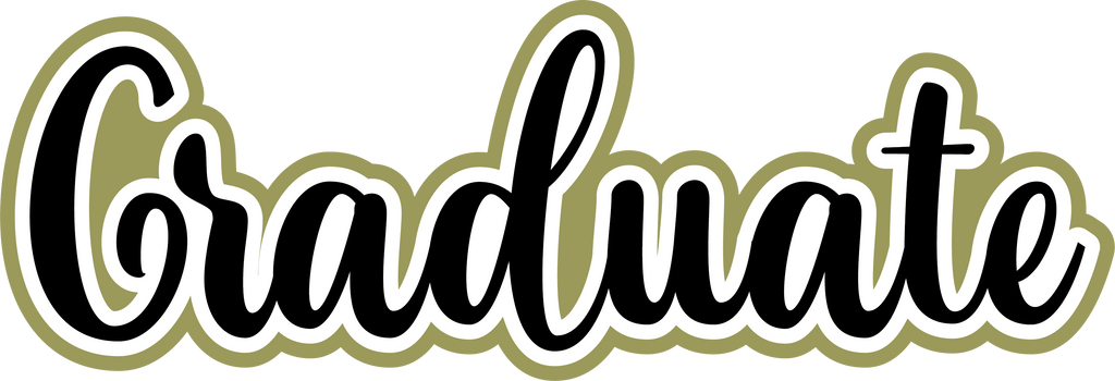 Graduate - Scrapbook Page Title Sticker – Autumn's Crafty Corner