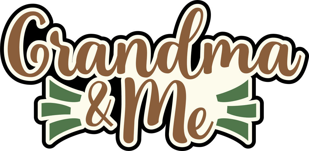 Grandma & Me - Scrapbook Page Title Sticker – Autumn's Crafty Corner