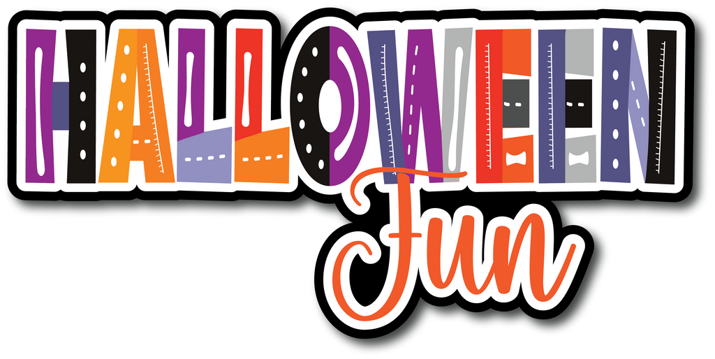 Hallowen Fun - Scrapbook Page Title Sticker – Autumn's Crafty Corner