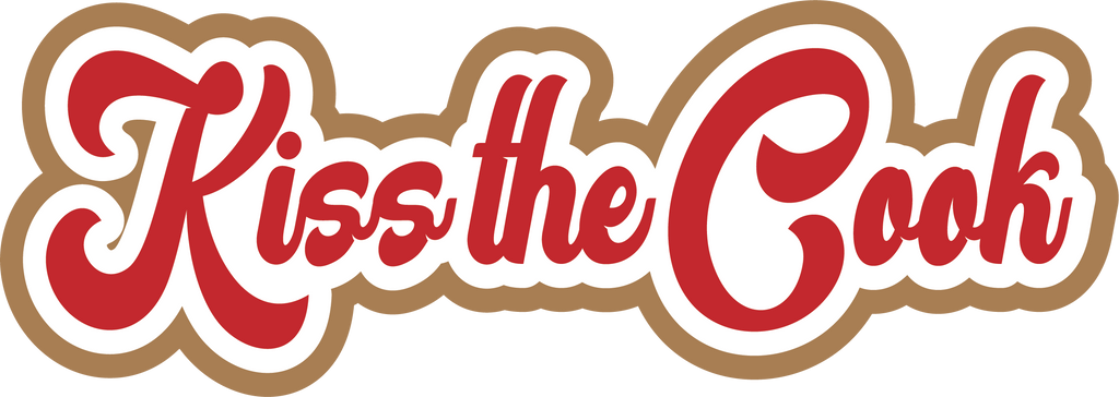 Kiss the Cook - Scrapbook Page Title Sticker – Autumn's Crafty Corner