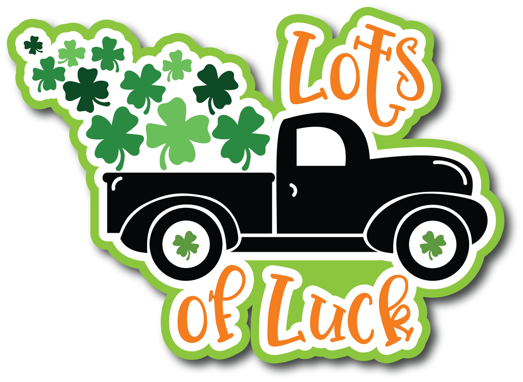 Lots of Luck - Scrapbook Page Title Sticker – Autumn's Crafty Corner