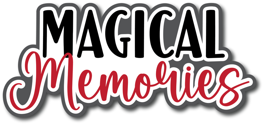 Magical Memories - Scrapbook Page Title Sticker – Autumn's Crafty Corner