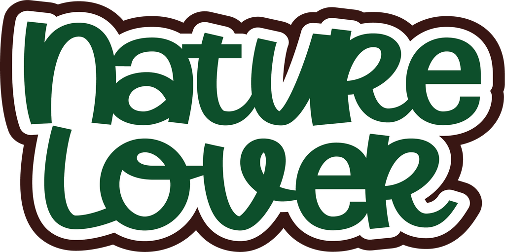 Nature Lover - Scrapbook Page Title Sticker – Autumn's Crafty Corner