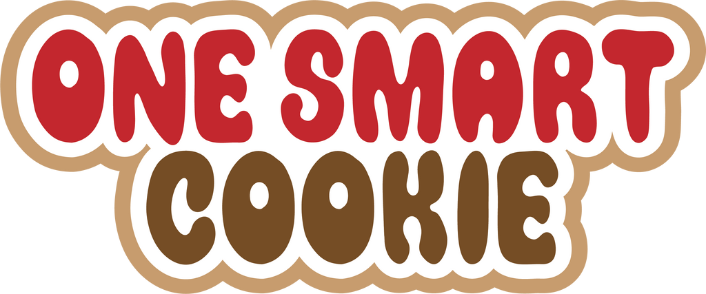 One Smart Cookie - Scrapbook Page Title Sticker – Autumn's Crafty Corner