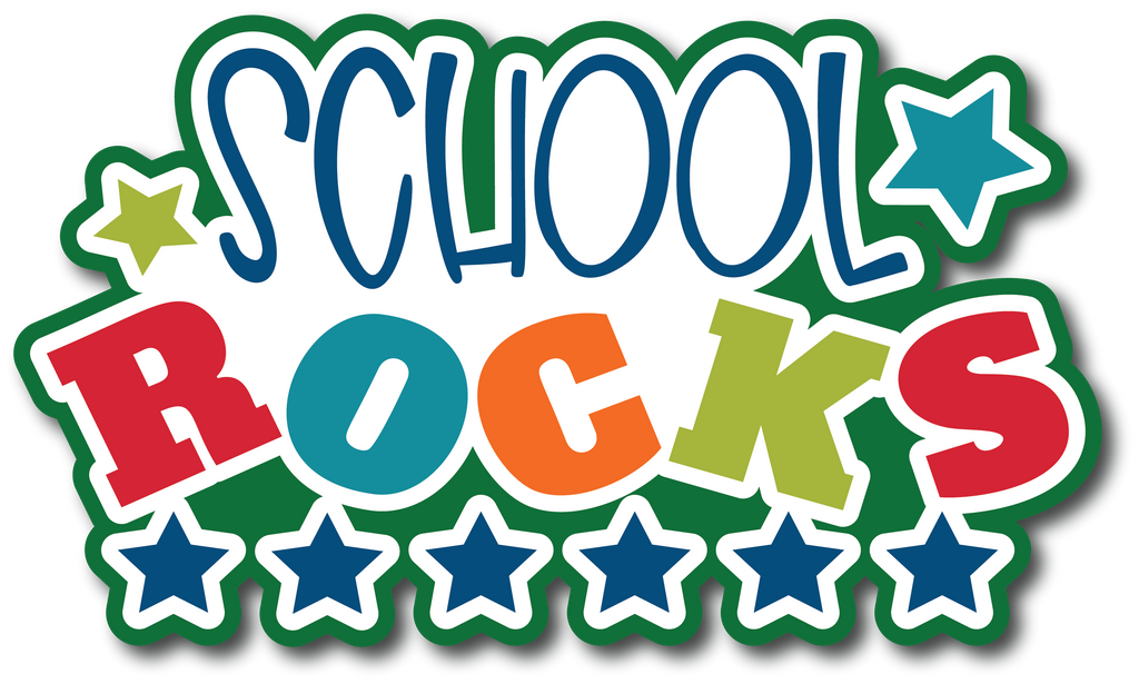 School Rocks - Scrapbook Page Title Sticker – Autumn's Crafty Corner