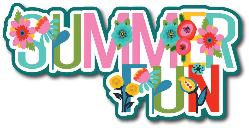 Summer Fun - Scrapbook Page Title Sticker – Autumn's Crafty Corner