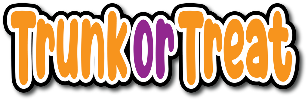 Trunk or Treat - Scrapbook Page Title Sticker – Autumn's Crafty Corner