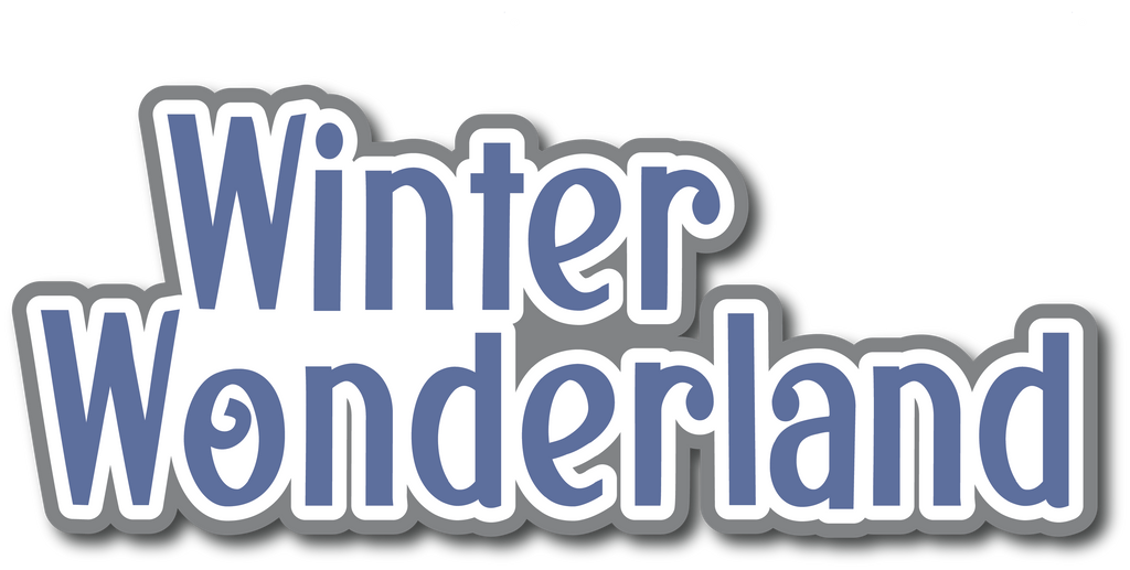 Winter Wonderland - Scrapbook Page Title Sticker – Autumn's Crafty Corner